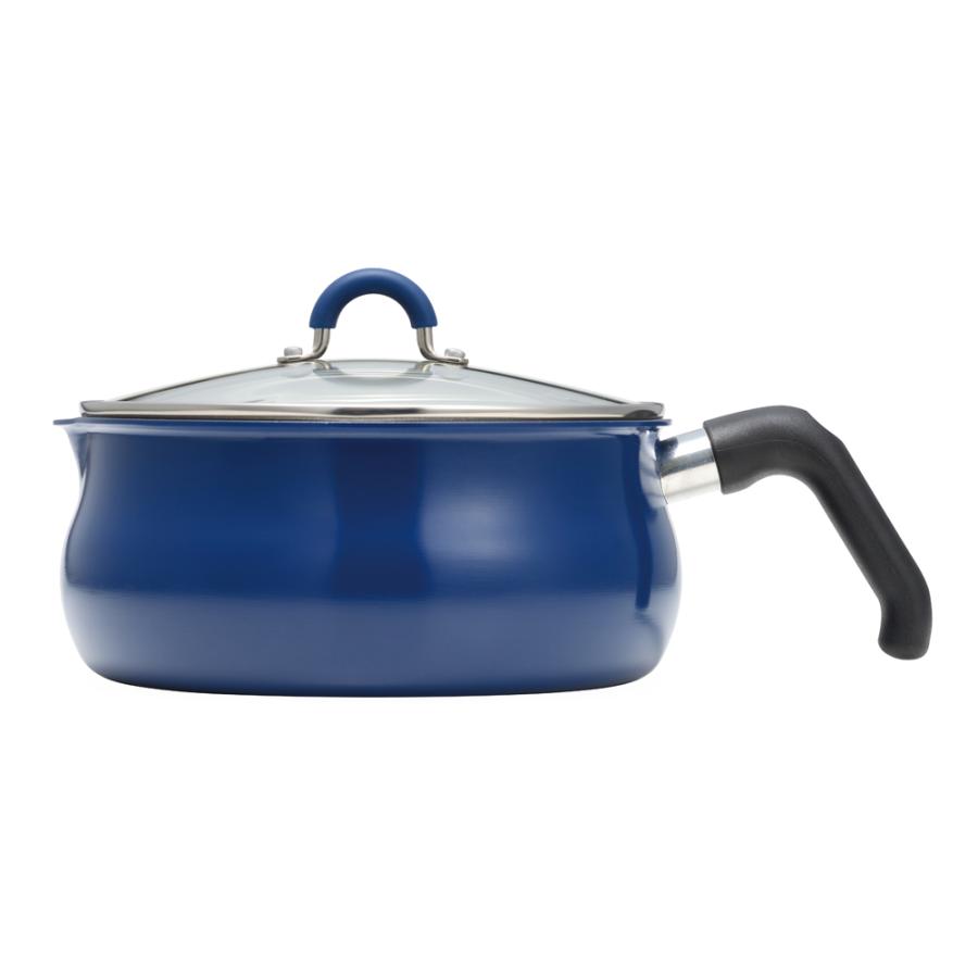 和平フレイズ Tomay IH対応 マルチパン Lサイズ ネイビー RB-2571 (片手 片手なべ ナベ IH IH対応 ガス ガス火 ...