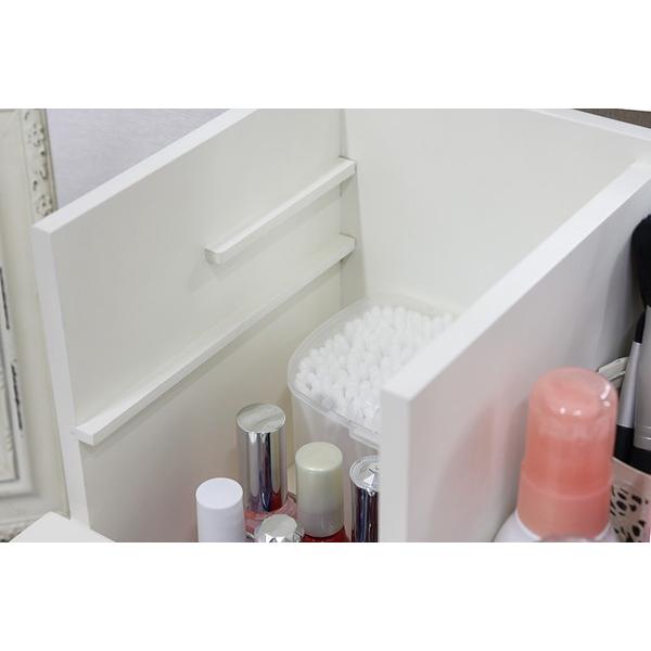 コスメボックス (約)幅27×奥行18×高さ35cm MUD-6740WH 萩原 爆買 : DIY