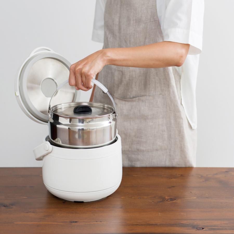 アイリスオーヤマ ダブル真空保温調理鍋 おまかせさん 4.5L ホワイト RWP-N45 (IH対応 真空鍋) : 4967576394567 : DIY.com - 通販 - Yahoo ...