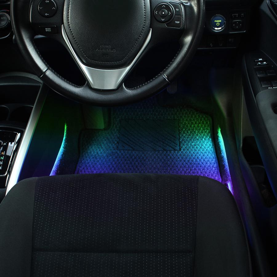 槌屋ヤック アンビエント レインボー チューブライト PF-380 (YAC LED 車内 間接照明 アクセサリーライト 自動車用) 爆買 : DIY.com - 通販 - Yahoo!ショッピング