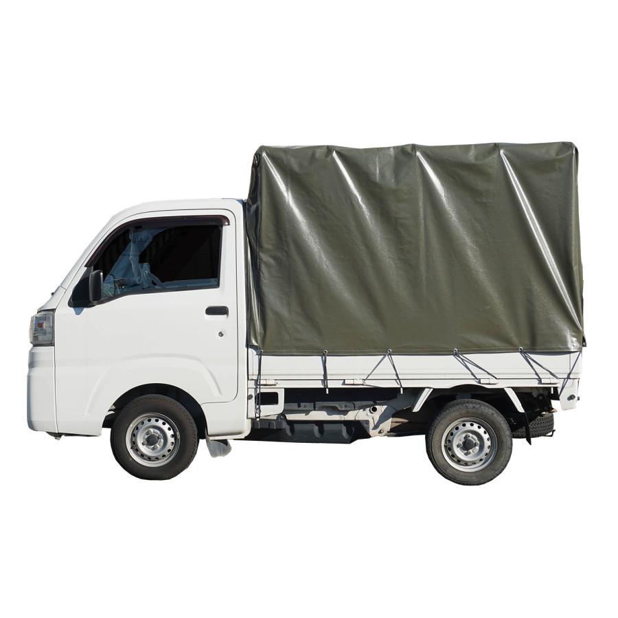 軽トラック幌セット KH-5OD（オリーブドラブグリーン）エステル生地【代金引換不可】【送料無料】】/南栄工業軽トラ 幌セット 軽トラック 幌セットマット : ホームセンターエース - 通販 ...