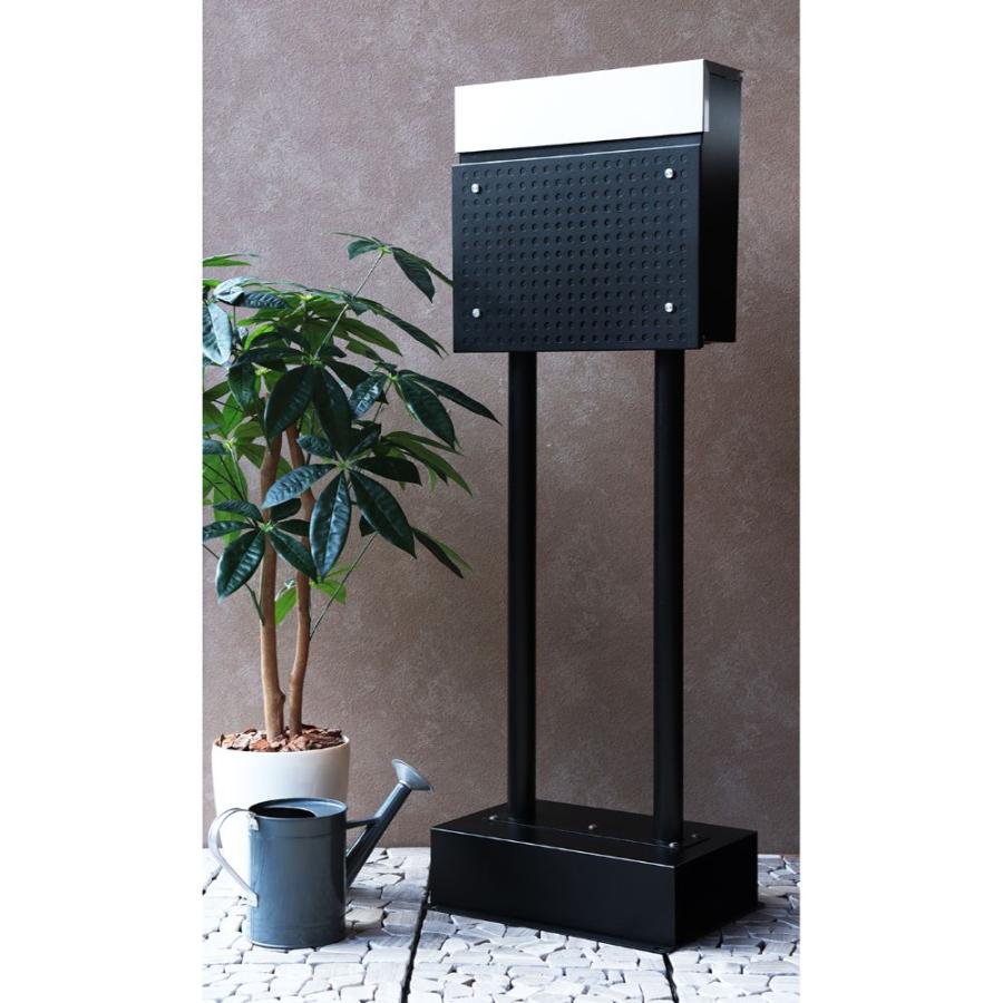 （メーカー直送）MOJYU スタンドポスト Rosa ローザ ブラック SDM-007 : ホームセンターブリコYahoo!店 - 通販 - Yahoo!ショッピング