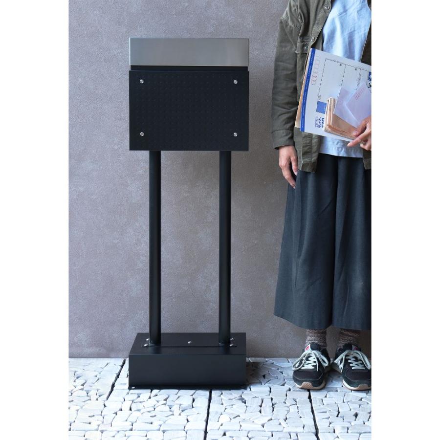 （メーカー直送）MOJYU スタンドポスト Rosa ローザ ブラック SDM-007 : ホームセンターブリコYahoo!店 - 通販 - Yahoo!ショッピング