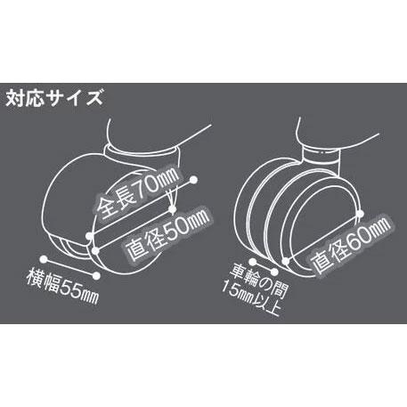 WAKI 和気産業 キャスタースリッパ 5個入 50〜60mm GK-501 :4903757329751:ホームセンターブリコ - 通販 - Yahoo!ショッピング