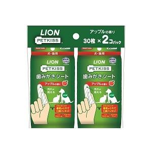 PETKISS 歯みがきシート 2コパック アップル 30枚×2 ペット用品 ライオンペット (コンパクト便可) : ホームセンターグッデイ - 通販 - Yahoo!ショッピング