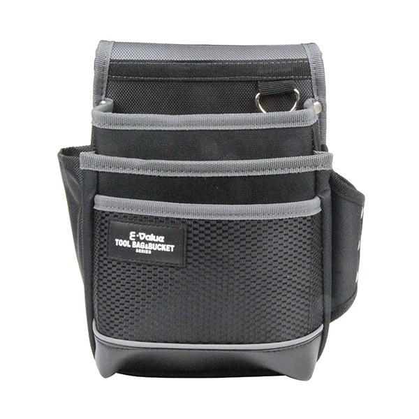 E-Value 藤原産業 腰袋 3段 ブラック&グレー EDK-2D GR : ホームセンターグッデイ - 通販 - Yahoo!ショッピング