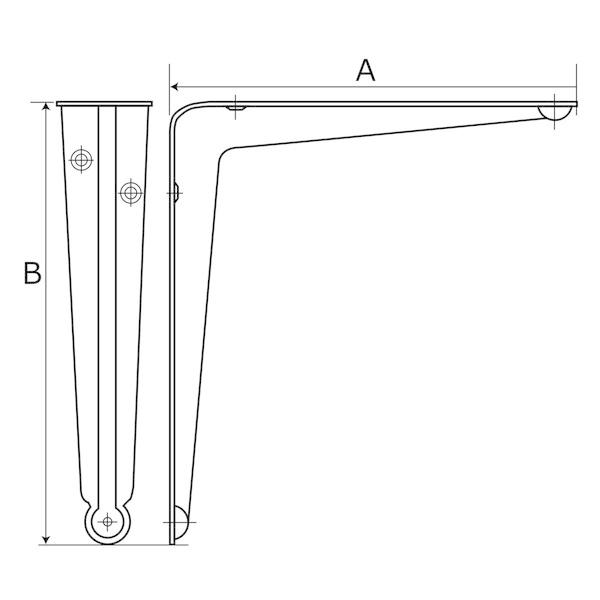 WAKI 和気産業 インテリア 棚受 TK-011 125X150 クロ （コンパクト便可） : ホームセンターグッデイ - 通販 ...