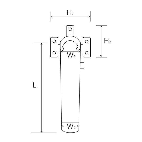 WAKI 和気産業 テーブルステップ太黒 AK-363 300MM 2ホンイリ : ホームセンターグッデイ - 通販 - Yahoo!ショッピング