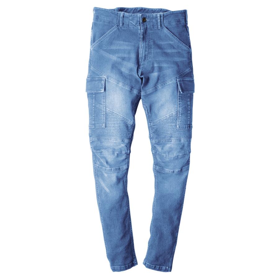 G−4005 デニムストレッチカーゴパンツ ライトインディゴ 3L ウエスト90cm コーコス信岡 : ホームセンターグッデイ - 通販 - Yahoo!ショッピング