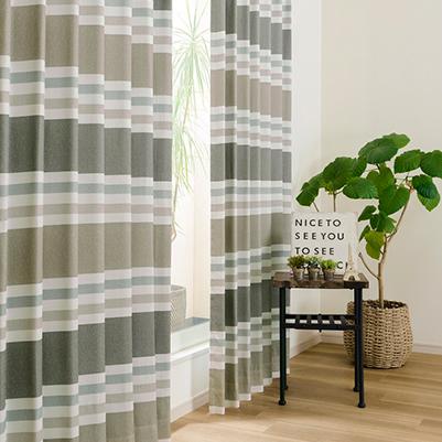 カーテン デニス 100×100 2P BEベージュ クレアール : ホームセンターグッデイ - 通販 - Yahoo!ショッピング