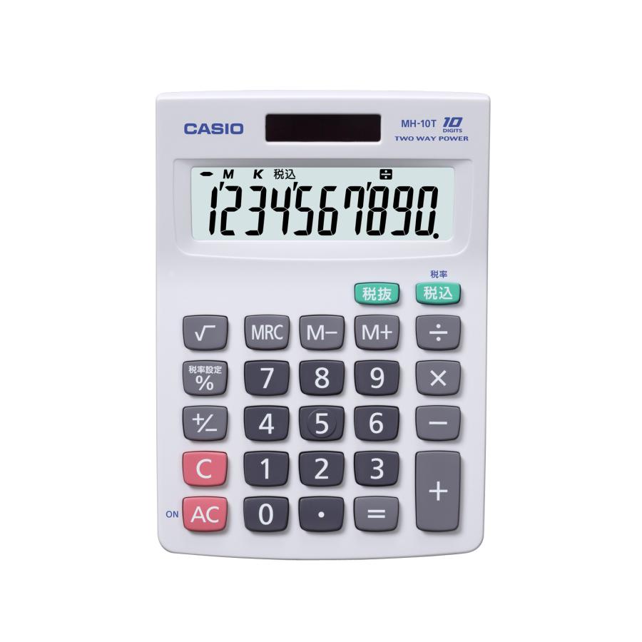 CASIO カシオ計算機 電卓ミニジャストタイプ MH-10T-N 文具・事務用品 (コンパクト便可) : ホームセンターグッデイ - 通販 - Yahoo!ショッピング