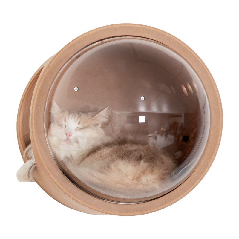 MYZOO(マイズー) 宇宙船型ベッド ガンマ GAMMA オーク 右開き 壁掛け DIY 猫 : ホームセンターバローYahoo!店 - 通販 - Yahoo!ショッピング
