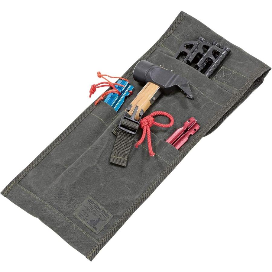 キャプテンスタッグ 帆布 ペグ・ハンマー 収納バッグ UL-2044 : ホームセンターバローYahoo!店 - 通販 - Yahoo!ショッピング