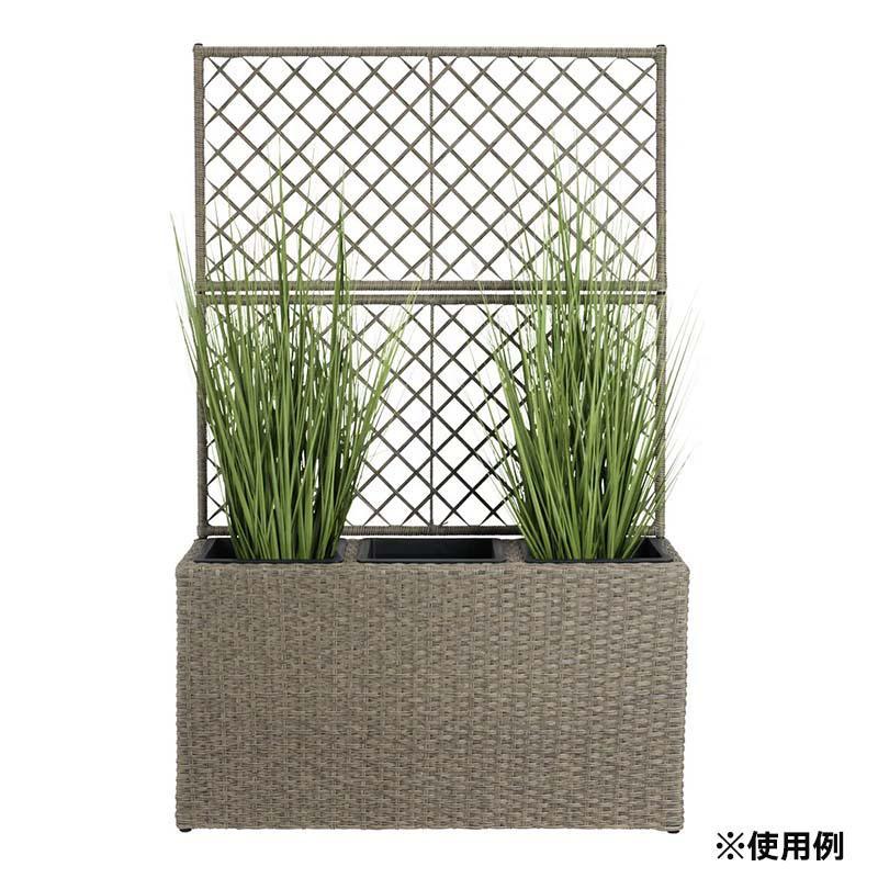 谷村実業 ラタン調プランターボックス TAN-7001 プランターカバー フェンス付 グリーンフェンス : ホームセンターバローYahoo!店 - 通販 - Yahoo!ショッピング