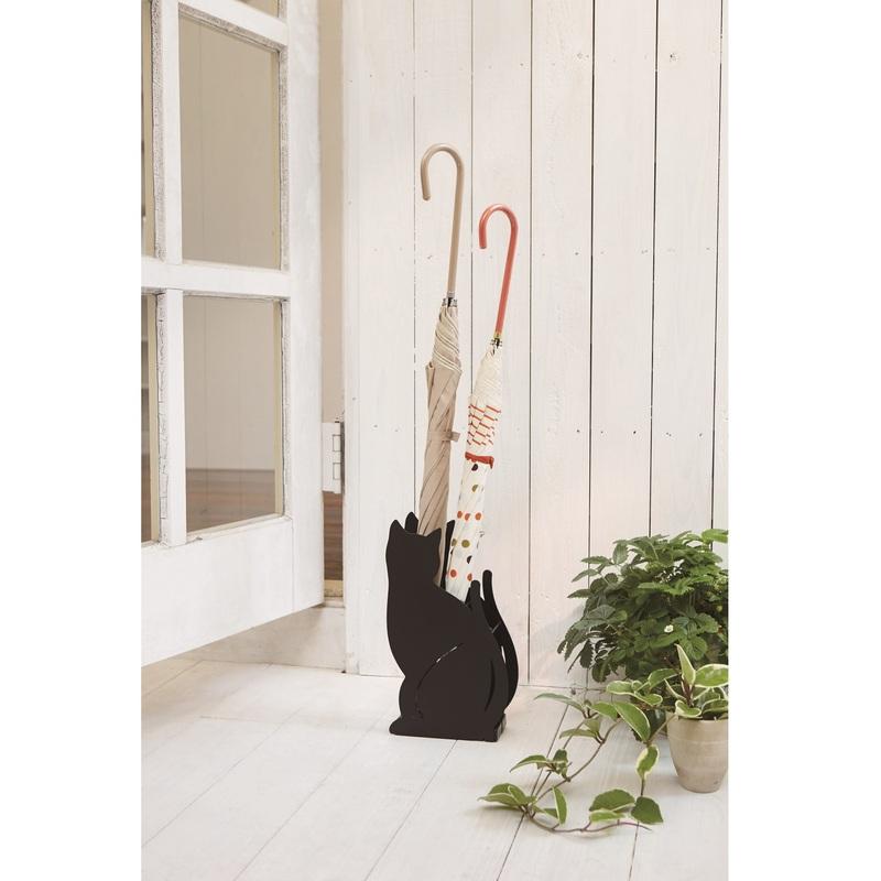 山崎実業 かさたて ネコ ブラック 2359 : ホームセンターバローYahoo!店 - 通販 - Yahoo!ショッピング