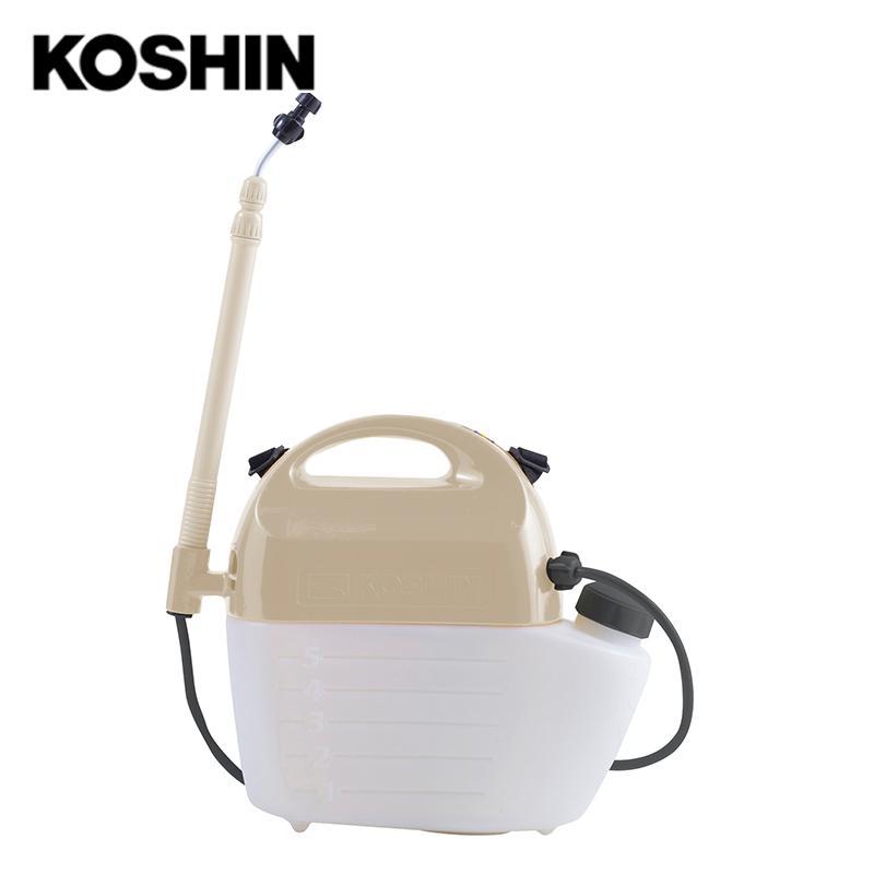 工進 [即納在庫品] 工進(KOSHIN) 乾電池式 噴霧器 5L GT-5HD 5Lタンク ガーデニング 殺虫 殺菌 庭木 ショルダーベルト付 農薬 除草 消毒 散布 肩掛け : ホーム ...
