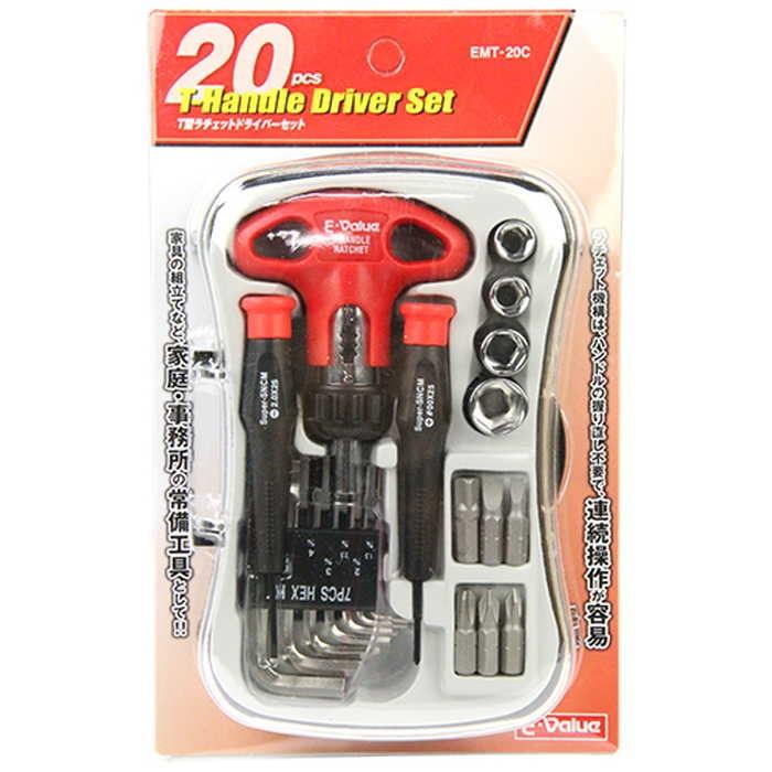E-Value T型ラチェットDVセット EMT-20C : vh-4977292828307 : ホームセンターバローYahoo!店 - 通販 - Yahoo!ショッピング