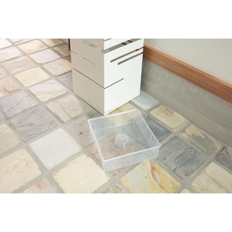 傘立て スリム おしゃれ 水受けトレー付 W15.5×D15.5×H49 ホワイト LFS-180WH 東谷 : ホームセンターバローYahoo!店 - 通販 - Yahoo!ショッピング