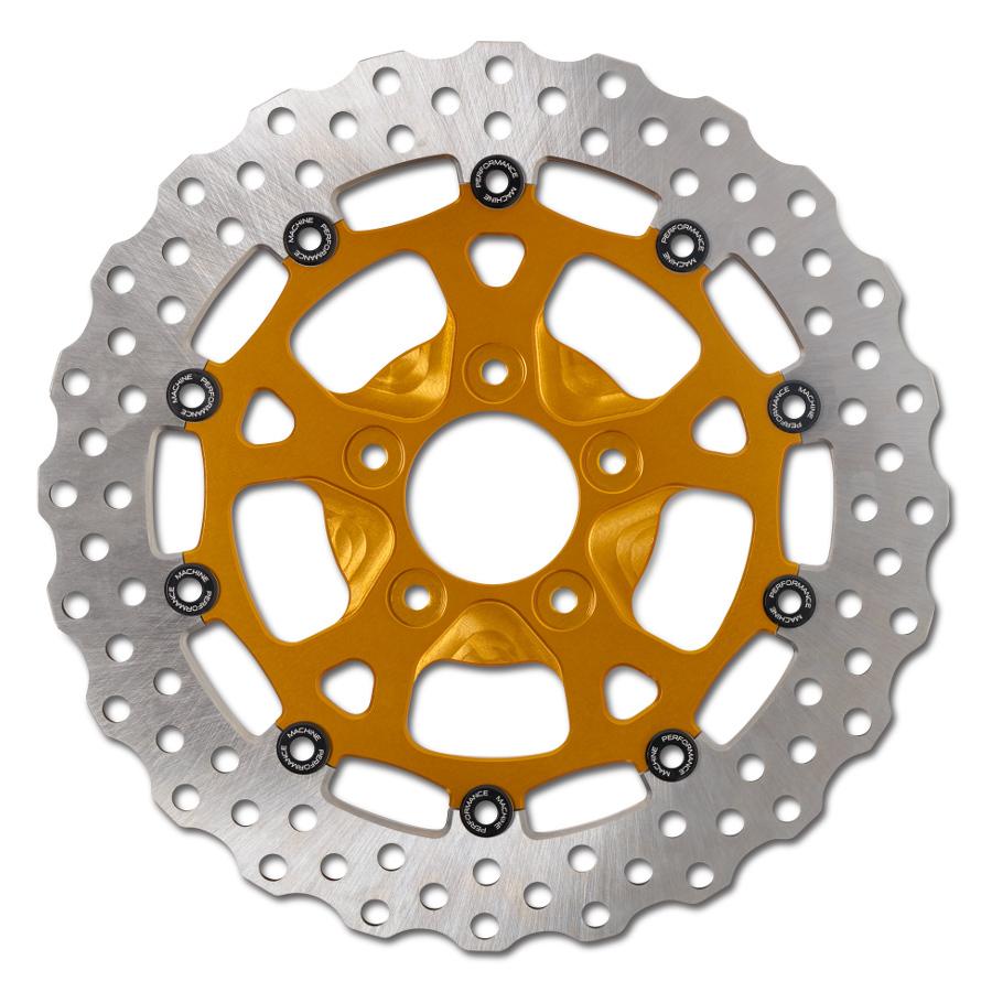 Performance Machine ドミネーター・ブレーキディスク リア用11.8 ゴールド : HD-PARTS ハーレーパーツ カスタム専門店 - 通販 - Yahoo!ショッピング