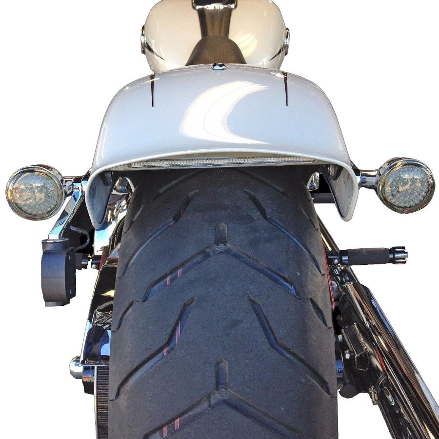 FXSB/SE、FXBR/S LEDフェンダーエッジライト クローム Custom Dynamics : HD-PARTS ハーレーパーツ ...