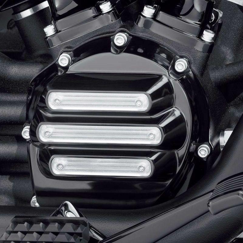 ハーレー純正 ドミニオンコレクション カムカバー グロスブラック 25700722 : HD-PARTS ハーレーパーツ カスタム専門店 ...
