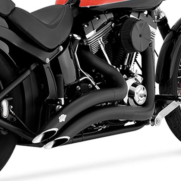 VANCE&HINES 2-2 フルエキゾーストマフラー ビッグラディウス ブラック 46079 : HD-PARTS ハーレーパーツ ...