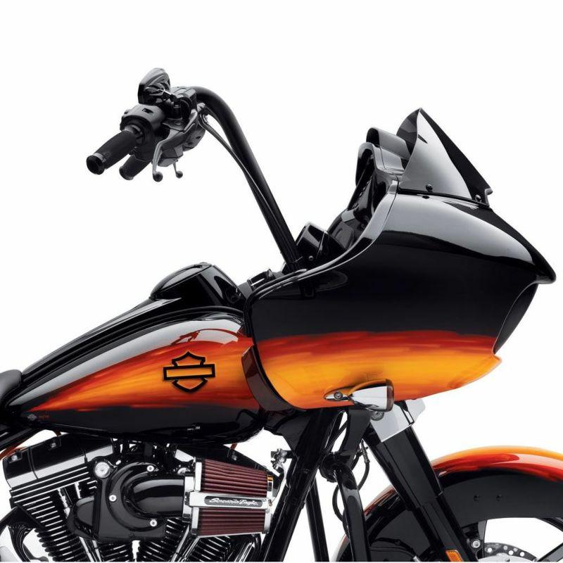 ハーレー純正 ロードグライド・ファットエイプハンドルバー サテンブラック 55800549A : HD-PARTS ハーレーパーツ カスタム ...