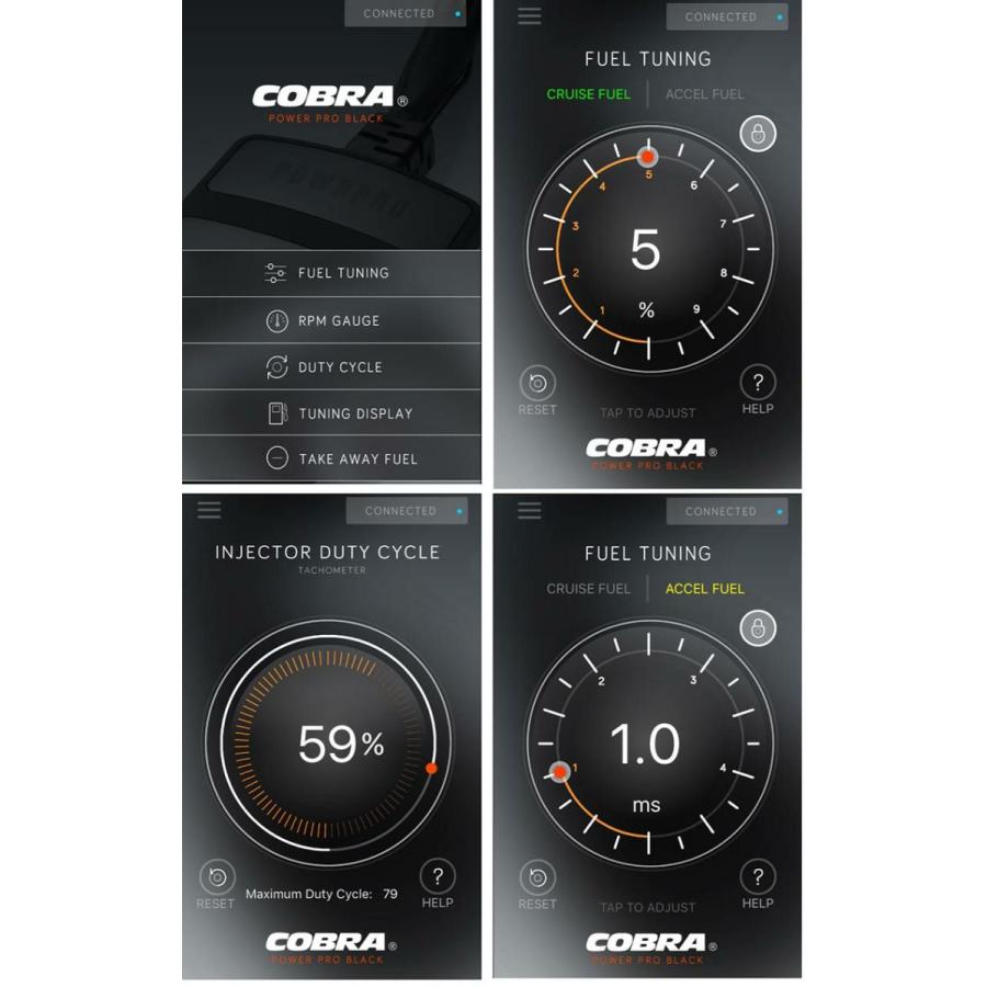 COBRA Fi2000 パワープロブラック 2004〜2005 ダイナ 2001〜2005 ソフテイル : HD-PARTS ハーレーパーツ ...