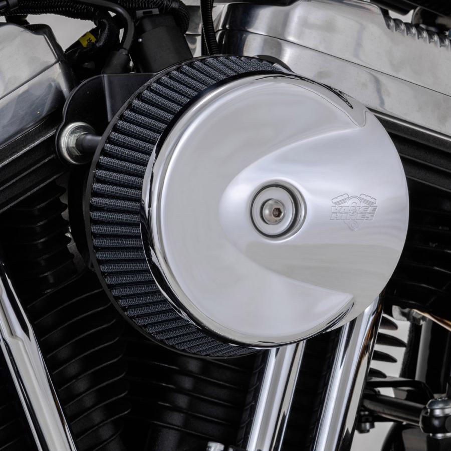 ハーレー TwinCam ツーリング、ソフテイル、トライク VO2 Stingray エアクリーナー(電子制御スロットル用) クローム Vance&Hines : HD-PARTS ハーレー ...