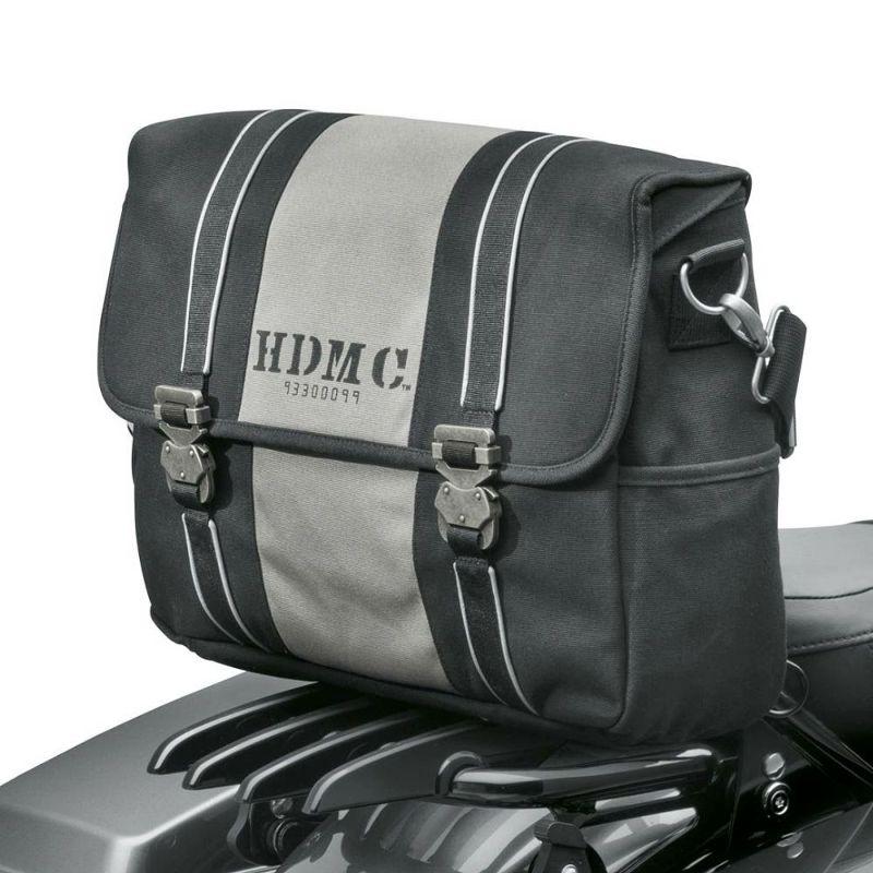 ハーレー純正 HDMC メッセンジャーバッグ ブラック/シルバー 93300099 : HD-PARTS ハーレーパーツ カスタム専門店 ...