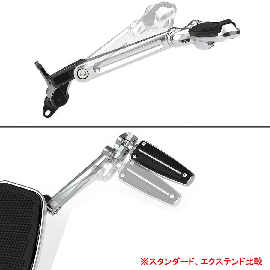 2024以降 FLHX FLTRX フレームマウント アジャスタブルハイウェイペグマウントキット スタンダード ブラック CIRO シロ : HD-PARTS ハーレーパーツ カスタム専門店 ...