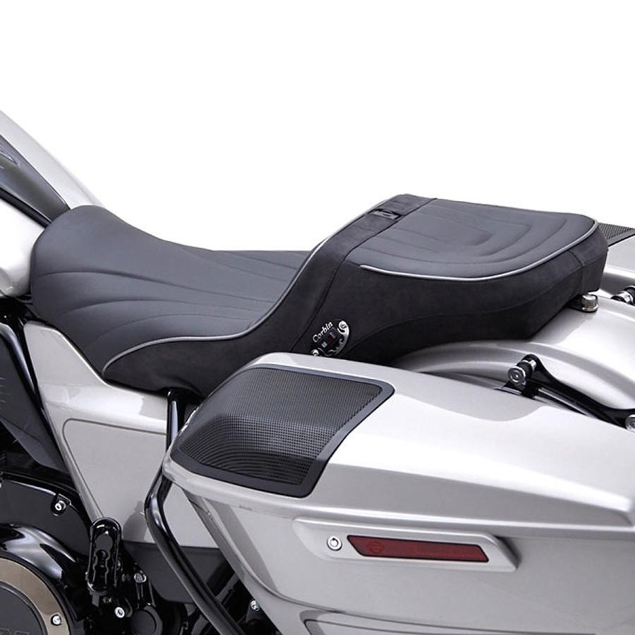 Corbin Gunfighter & Lady デュアルシート (ヒート機能付き) CVO ロードグライド/ストリートグライド : hd ...