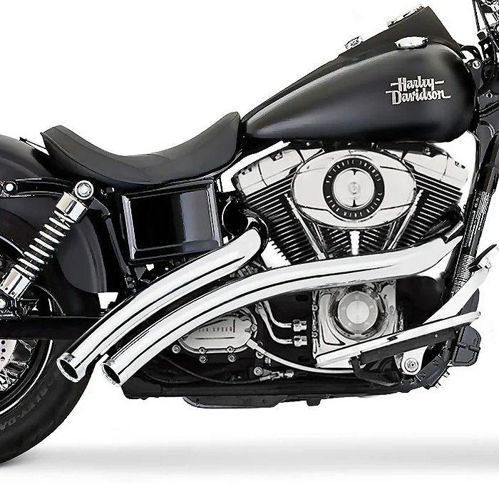 ハーレー 2006〜2017 ダイナ ラジカルラディウス フルエキゾーストマフラー ストレート (クローム) フリーダムパフォーマンス : HD-PARTS ハーレーパーツ カスタム専門店 ...