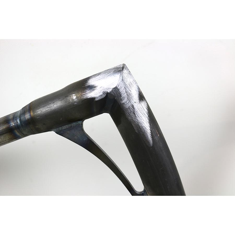 KODLIN FLOW-BAR スーパーファット・ハンドルバー エクストラトール ロウスチール : HD-PARTS ハーレーパーツ カスタム ...