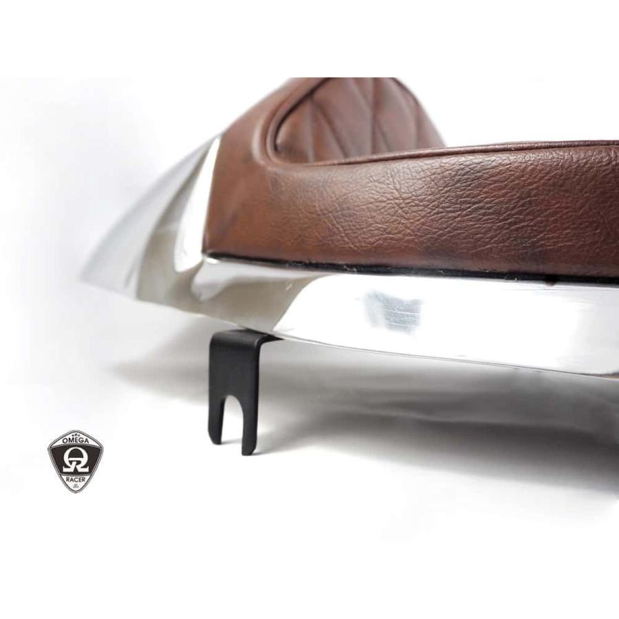 OMEGA RACER Type2 ポリッシュアルミシートカウル/ブラウンDMシート 1993〜2003スポーツスター KM140-P-03-BRDM : HD-PARTS ハーレーパーツ ...