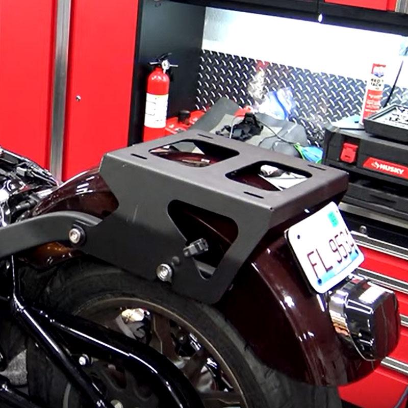 FLSB、FXLRST ソロ ツアーパックマウント Advanblack : HD-PARTS ハーレーパーツ カスタム専門店 - 通販 ...