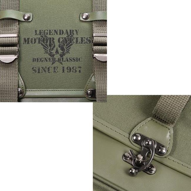 ミリタリーテイスト・ナイロンサドルバッグ カーキ NB-182-BK DEGNER(デグナー) : nb-182-bk : HD-PARTS ハーレーパーツ カスタム専門店 - 通販 ...