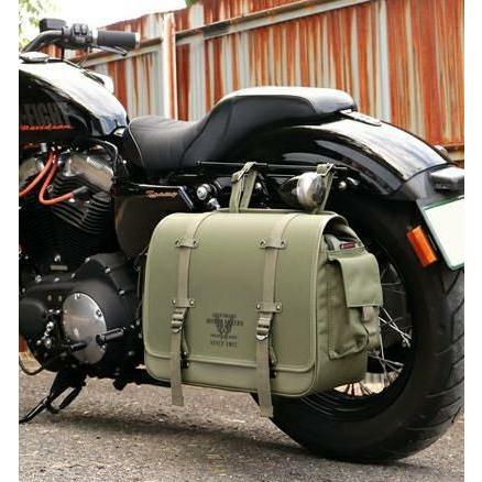 デグナー NB-182-KK ミリタリーテイスト・ナイロンサドルバッグ カーキ : HD-PARTS ハーレーパーツ カスタム専門店 - 通販 - Yahoo!ショッピング