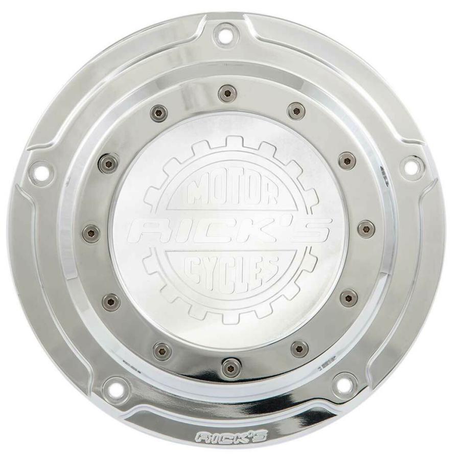 Ricks Motorcycles Porthole・2019〜2025 ソフテイル用ダービーカバー ロゴ入り ポリッシュ : HD ...