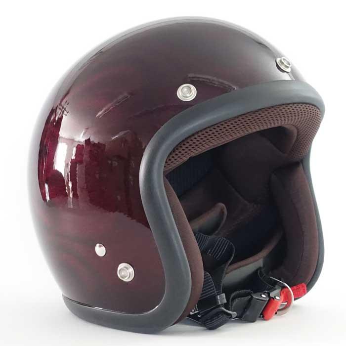 JGシリーズ GHOST ゴーストフレイム ジェットヘルメット レッド 72JAM : HD-PARTS ハーレーパーツ カスタム専門店 - 通販 - Yahoo!ショッピング