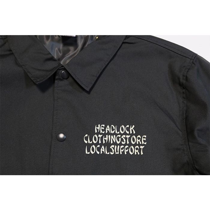 HEAD LOCK ウェザークロスコーチジャケット ブラックパンサー Rabbit Foot HLJK-012 ウィンドブレーカー ...