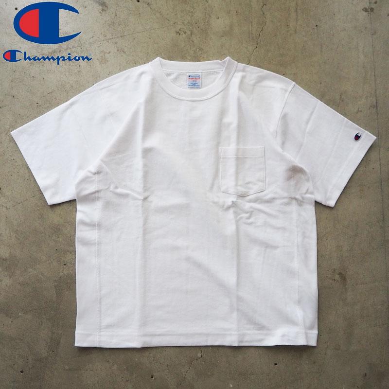 Champion チャンピオン Tシャツ リバースウィーブ ショートスリーブポケットTシャツ C3-Z319メンズ レディース 半袖 半袖Tシャツ : c3-z319 ...