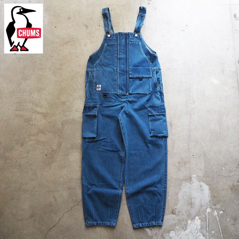 チャムス オーバーオール メンズ レディース CHUMS デニム Beaver Utility Pocket Overall CH03-1303 つなぎ ツナギ サロペット オールインワン ...