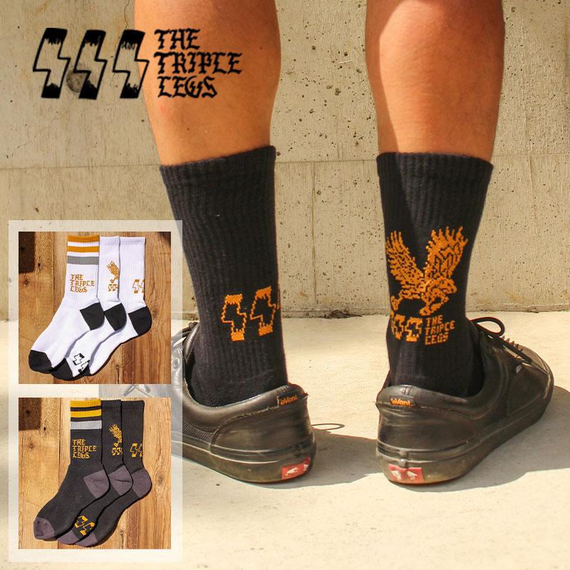 THE TRIPLE LEGS トリプルレッグス 靴下 メンズ ソックス BIKER’S SOX TTL3411 クルーソックス クルー ...