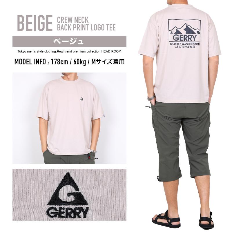 Tシャツ メンズ 半袖 GERRY ジェリー 胸ワンポイント バックプリント T シャツ : top592 : HEADROOM - 通販 - Yahoo!ショッピング