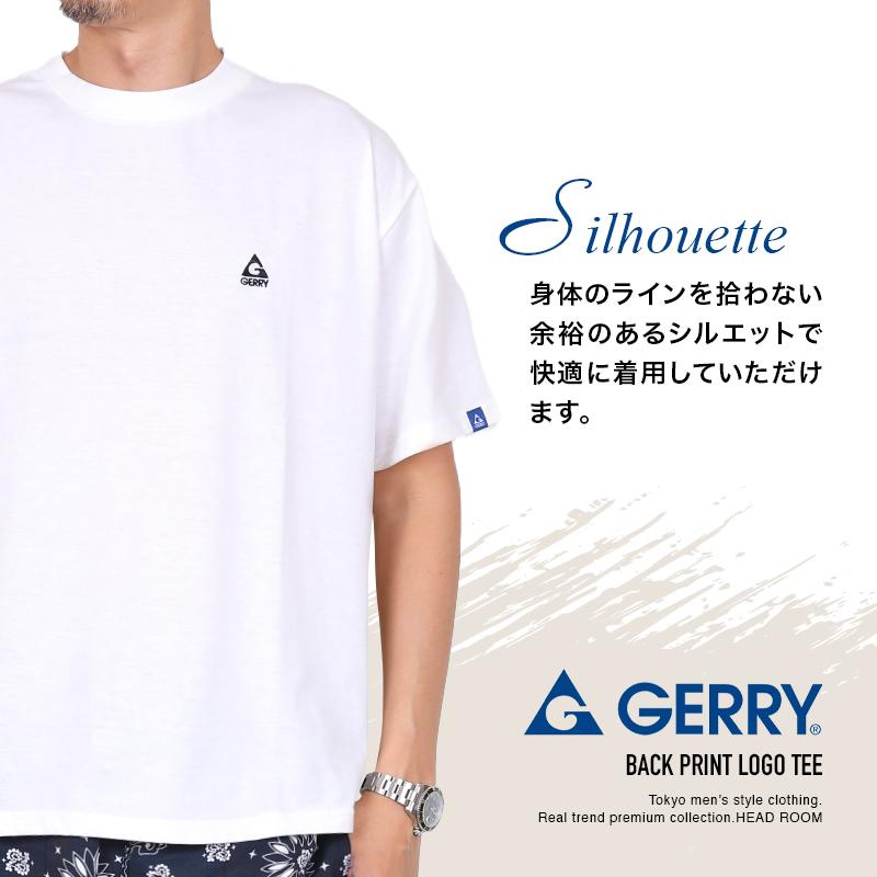Tシャツ メンズ 半袖 GERRY ジェリー 胸ワンポイント バックプリント T シャツ : top592 : HEADROOM - 通販 - Yahoo!ショッピング