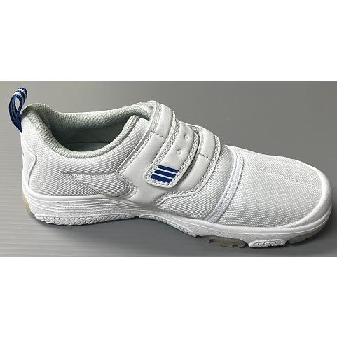 足守シューズ AMT3110 ナロー（狭幅） ライン色青 ベルトクロス（マジックテープ） 21.0〜24.0 : ヘルシーメイト - 通販 - Yahoo!ショッピング