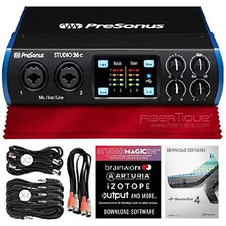 PreSonus Studio 26C 2-in 4-239.99USB-C Audio Interface + Assorted ...