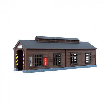 木造機関庫(こげ茶) S051-1 : なないろモール - 通販 - Yahoo!ショッピング