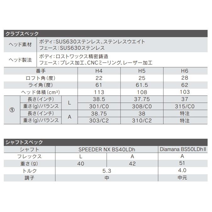 BRIDGESTONE ブリヂストンゴルフ B-LD レディース ユーティリティー SPEEDER NX BS40LDh 2024年モデル ...